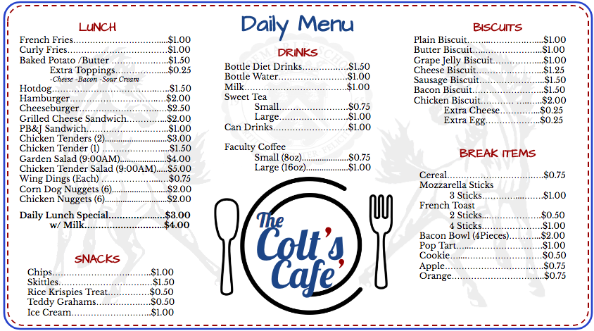Café Menu
